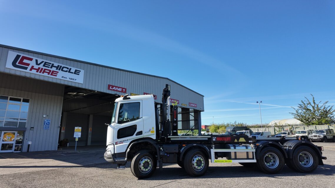 Hook Loader Hire | 32t Hookloader for Hire | LC Vehicle Hire