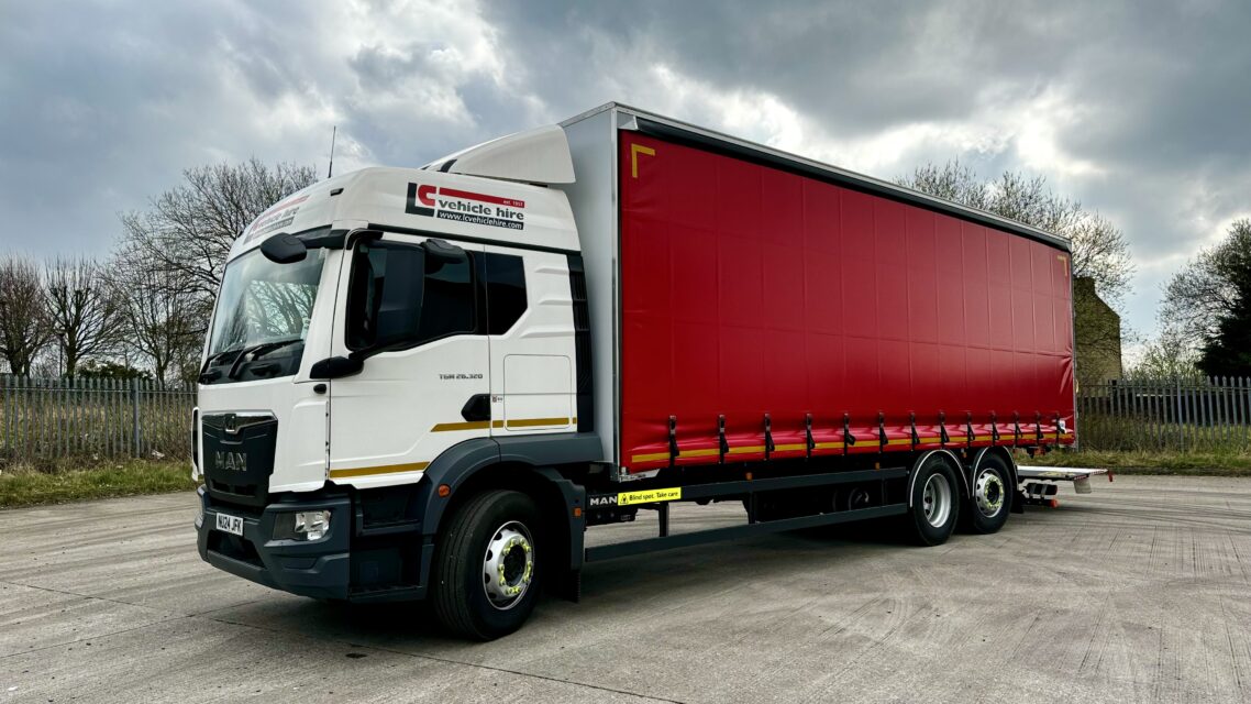 Curtain-side Truck | 26T Lorry Hire | LC Vehicle Hire