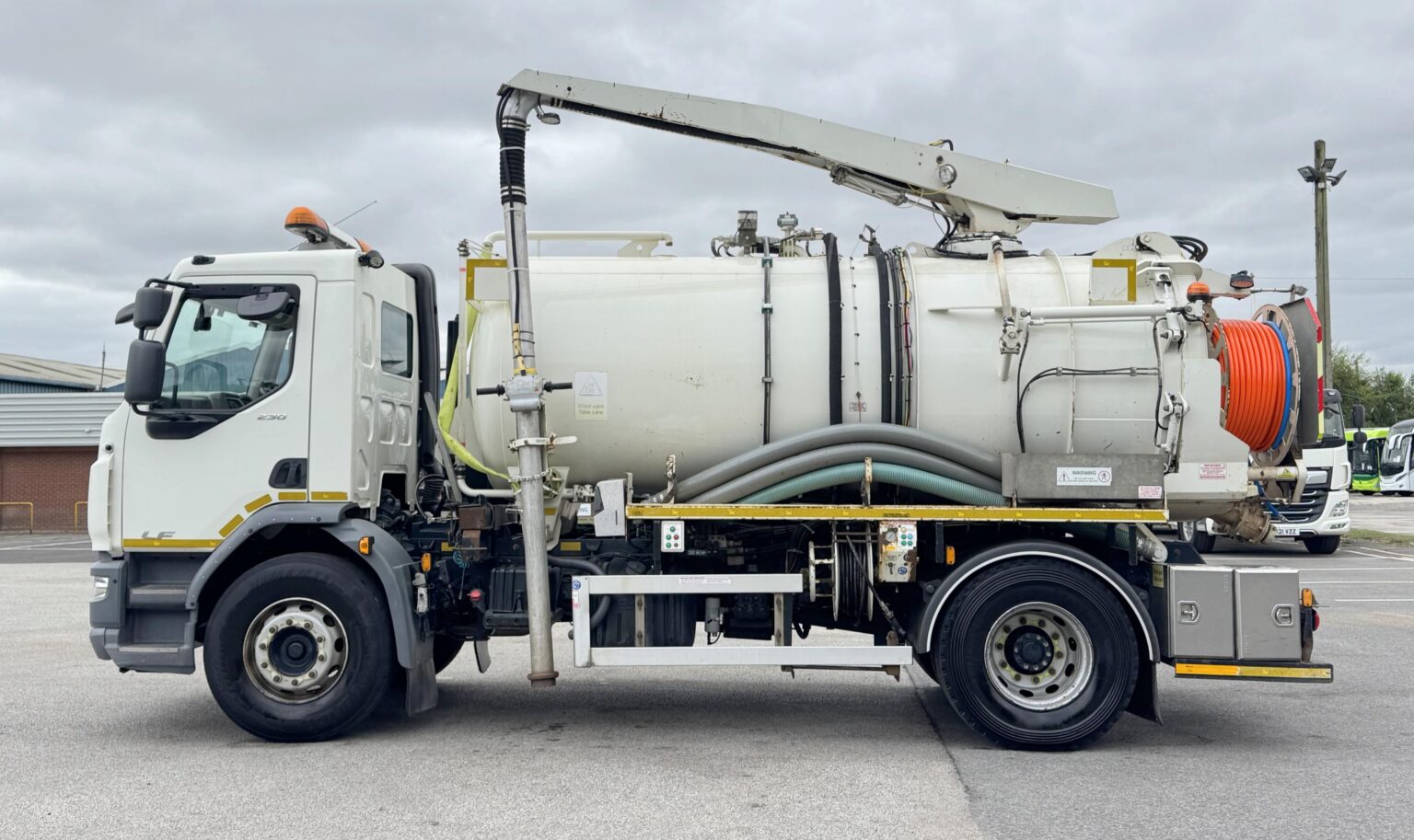 DAF LF230 18t Whale Medium Volume Gully Emptier - HY19EBK - LC Vehicle Hire